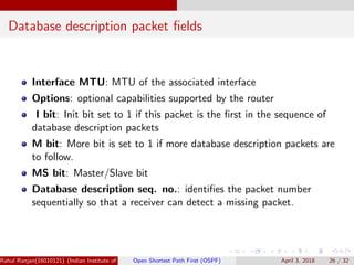 Open Shortest Path First (OSPF)-Unicast Routing | PDF