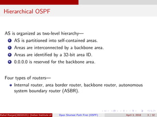 Open Shortest Path First (OSPF)-Unicast Routing | PDF