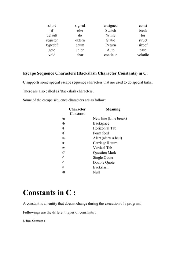 C notes | PDF