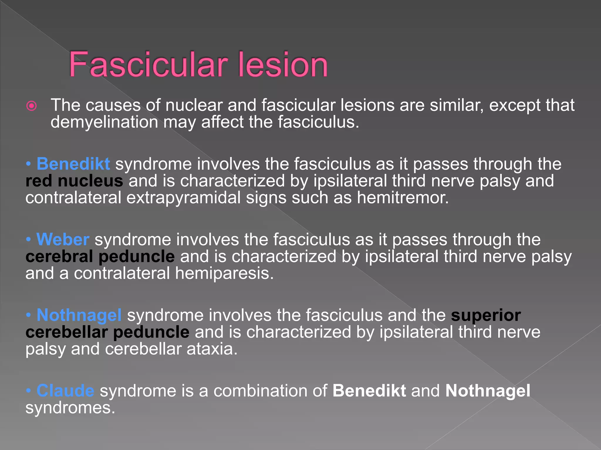 3rd, 4th, & 6th cranial nerve palsy | PPTX