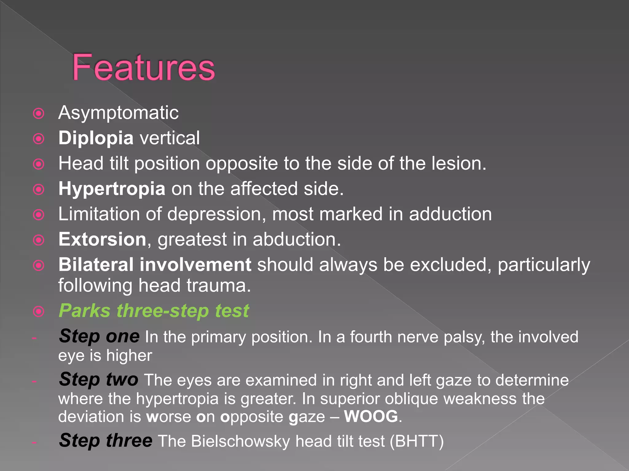 3rd, 4th, & 6th cranial nerve palsy | PPTX