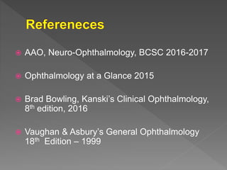 3rd, 4th, & 6th cranial nerve palsy | PPTX