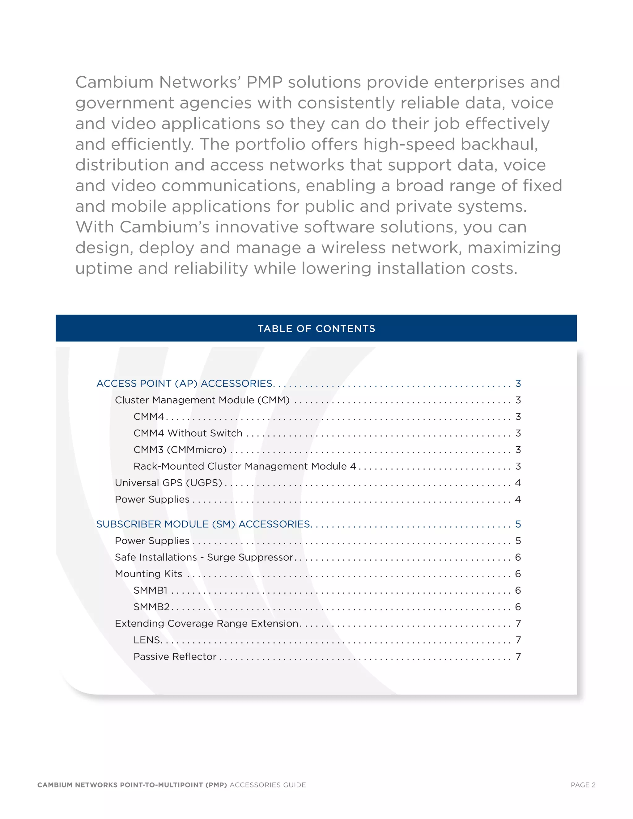 Cn pmp accessories | PDF
