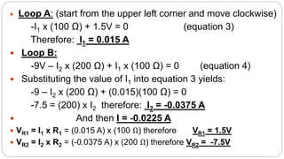 KCL and KVL | PPTX