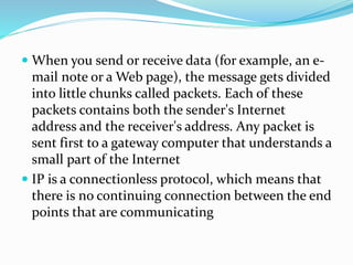 internet protocol | PPTX