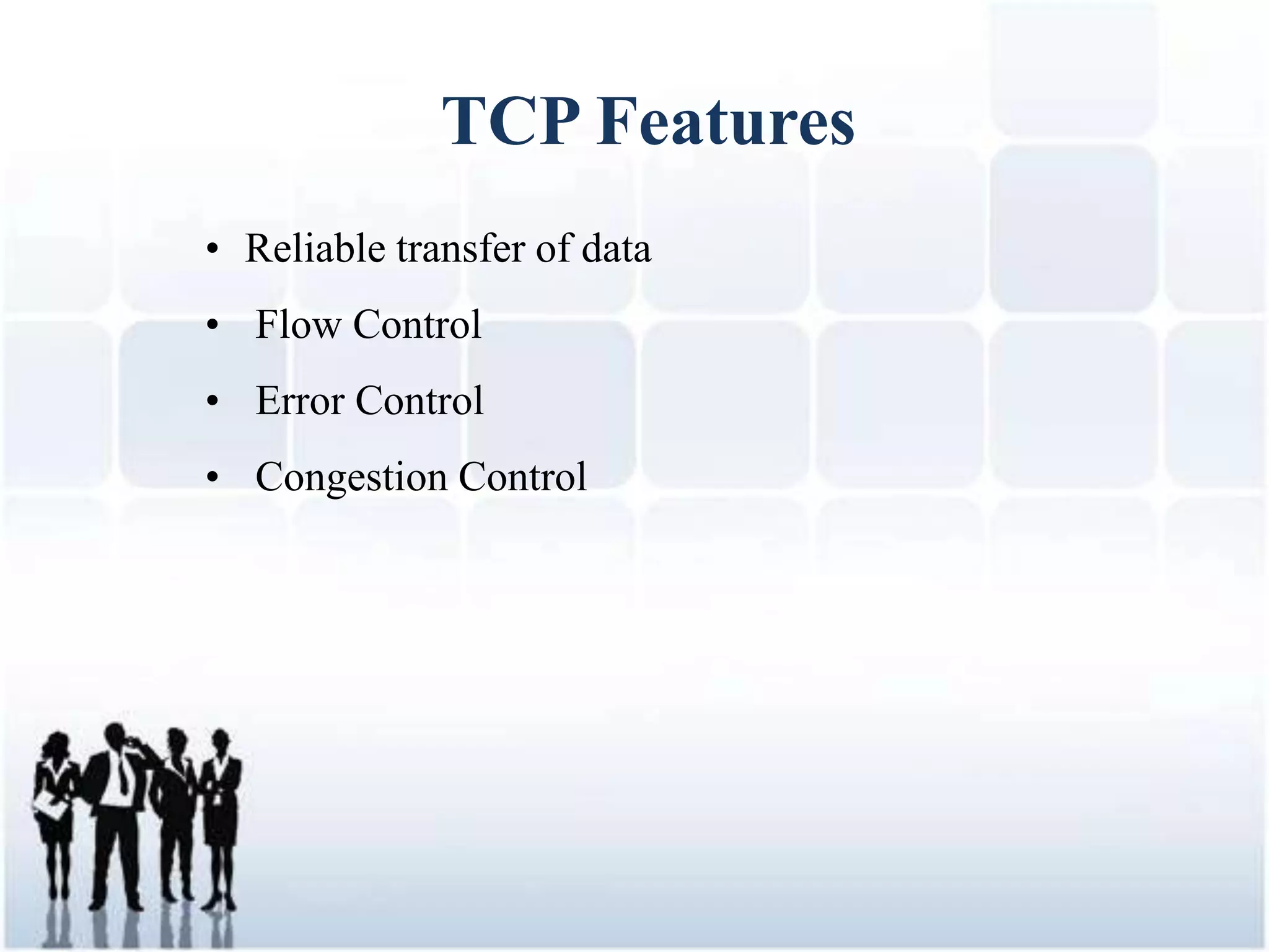TCP & UDP ( Transmission Control Protocol and User Datagram Protocol) | PPTX