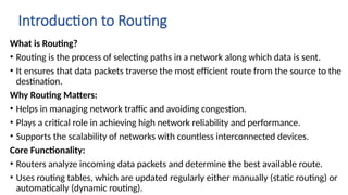 Fundamental concepts of Routing in detiled | PPTX