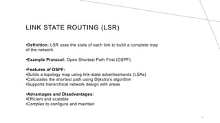 Types of routing Protocols in Computer Networks | PPTX