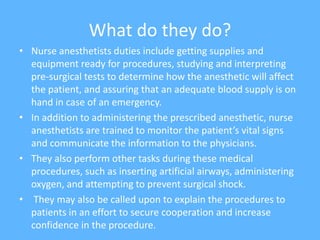 CRNA Powerpoint | PPTX