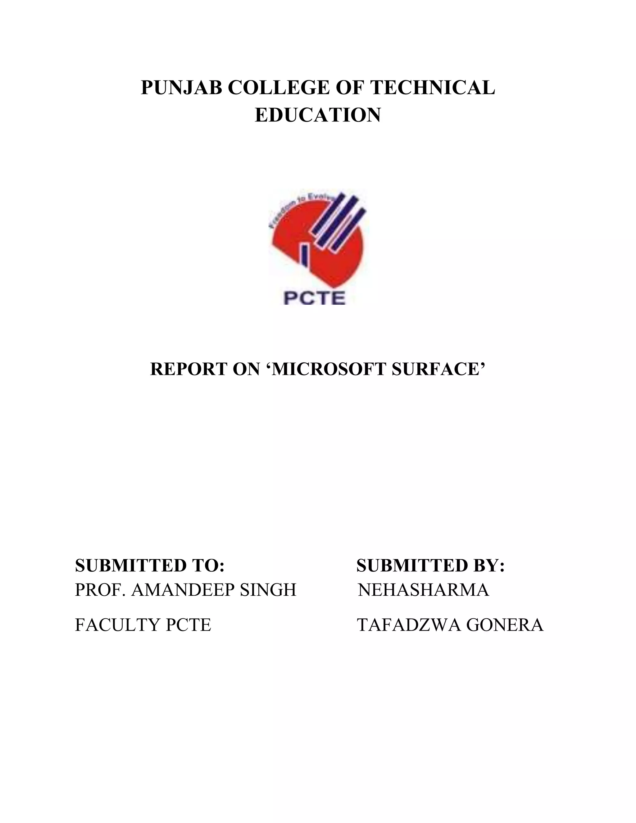 Microsoft Surface | DOCX