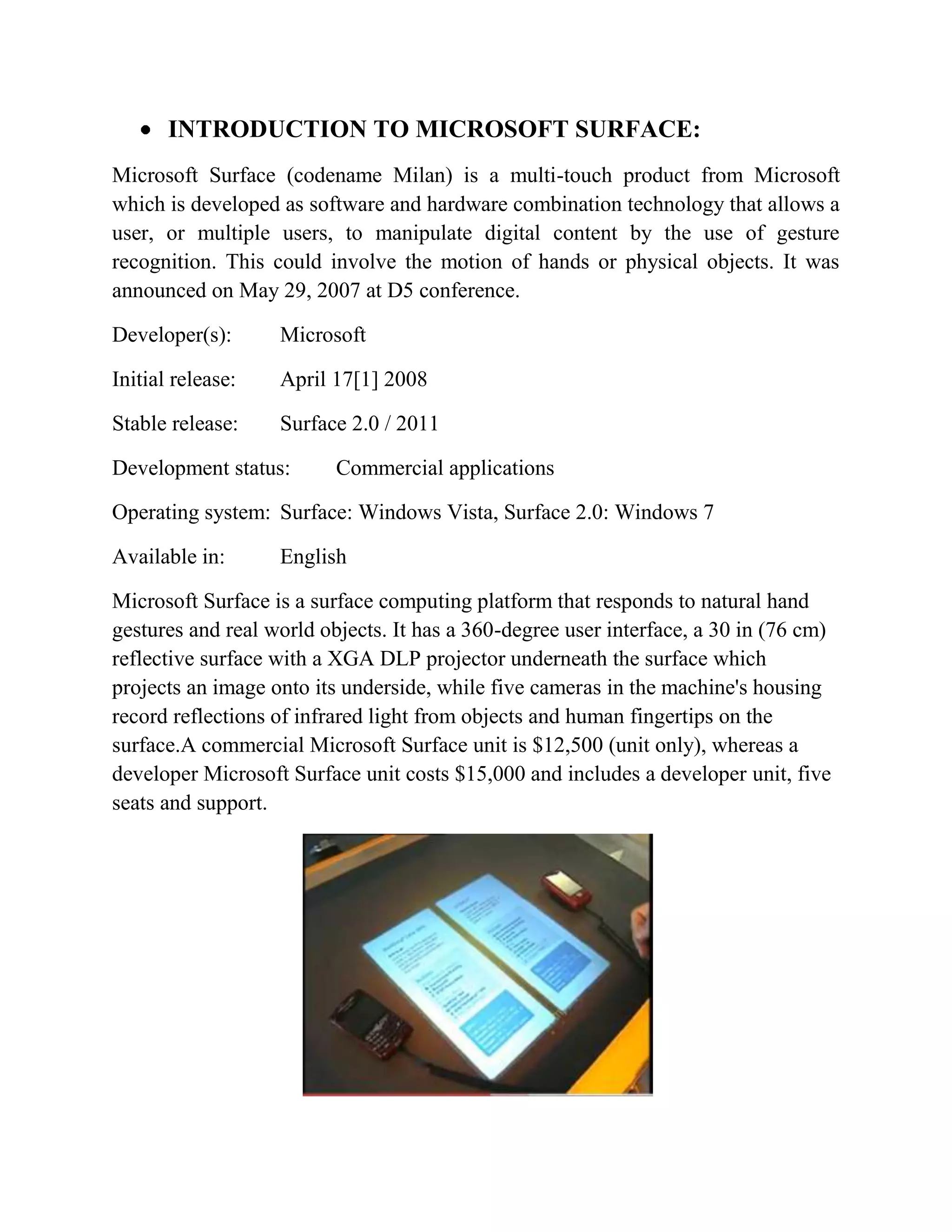 Microsoft Surface | DOCX
