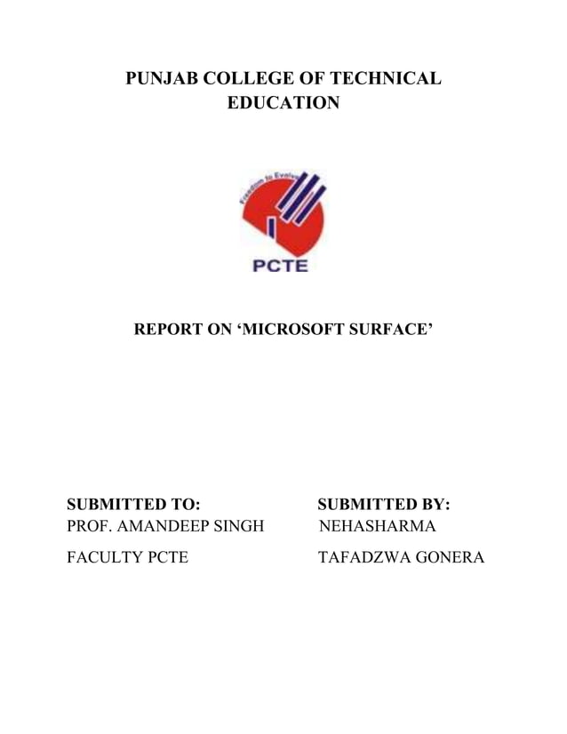 Microsoft Surface | DOCX