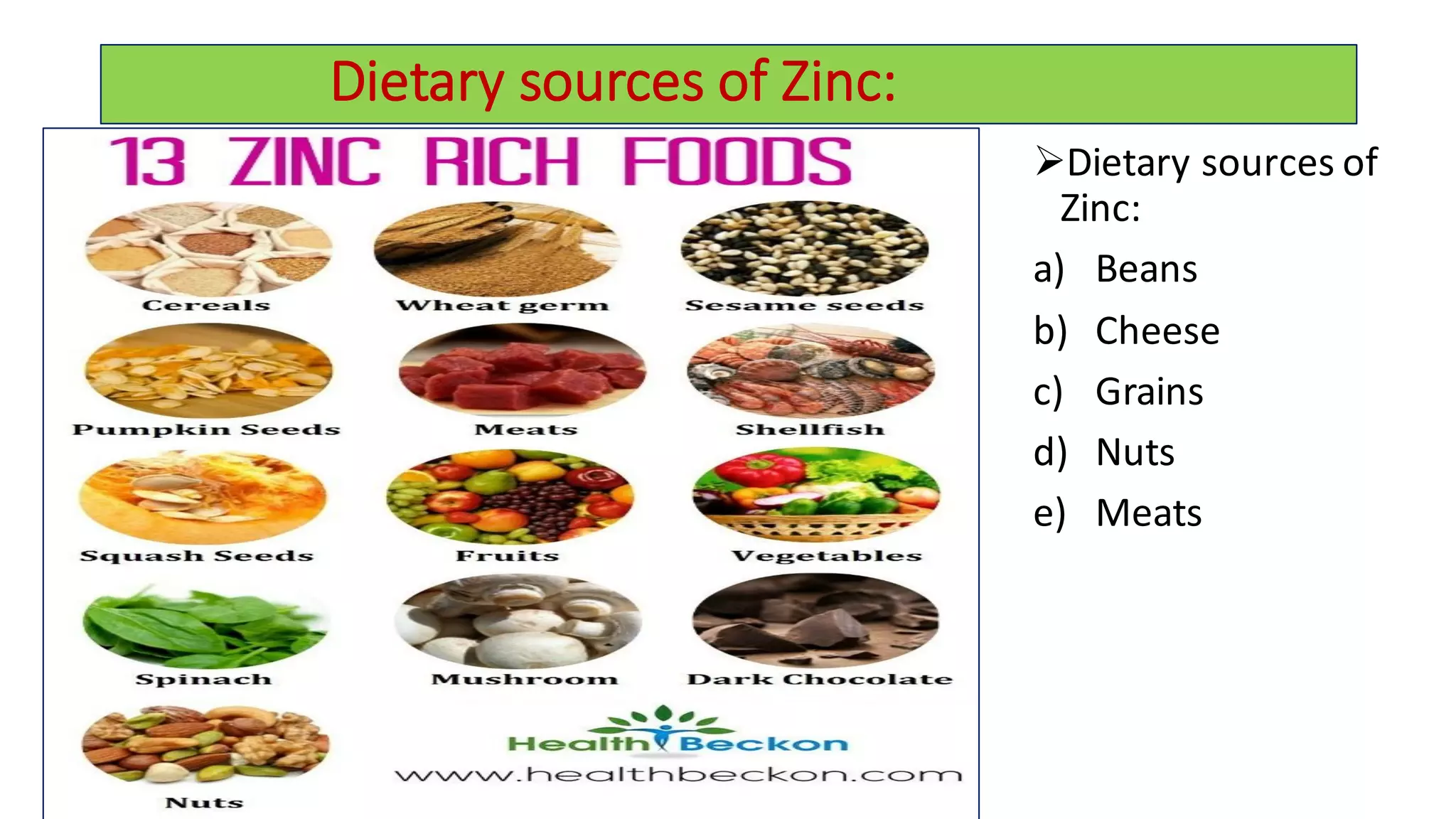 Metabolism of zinc and its clinical significance | PDF