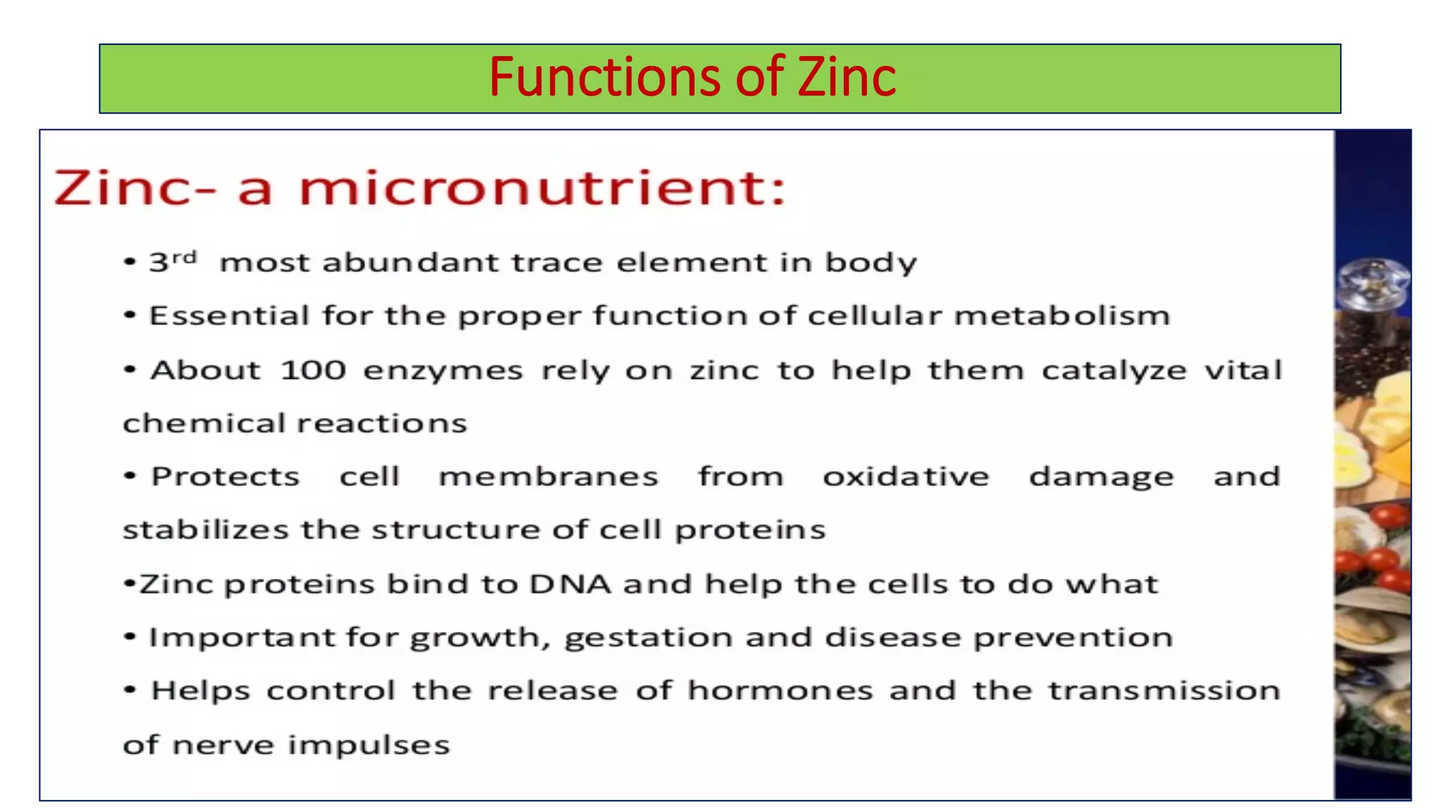 Metabolism of zinc and its clinical significance | PDF