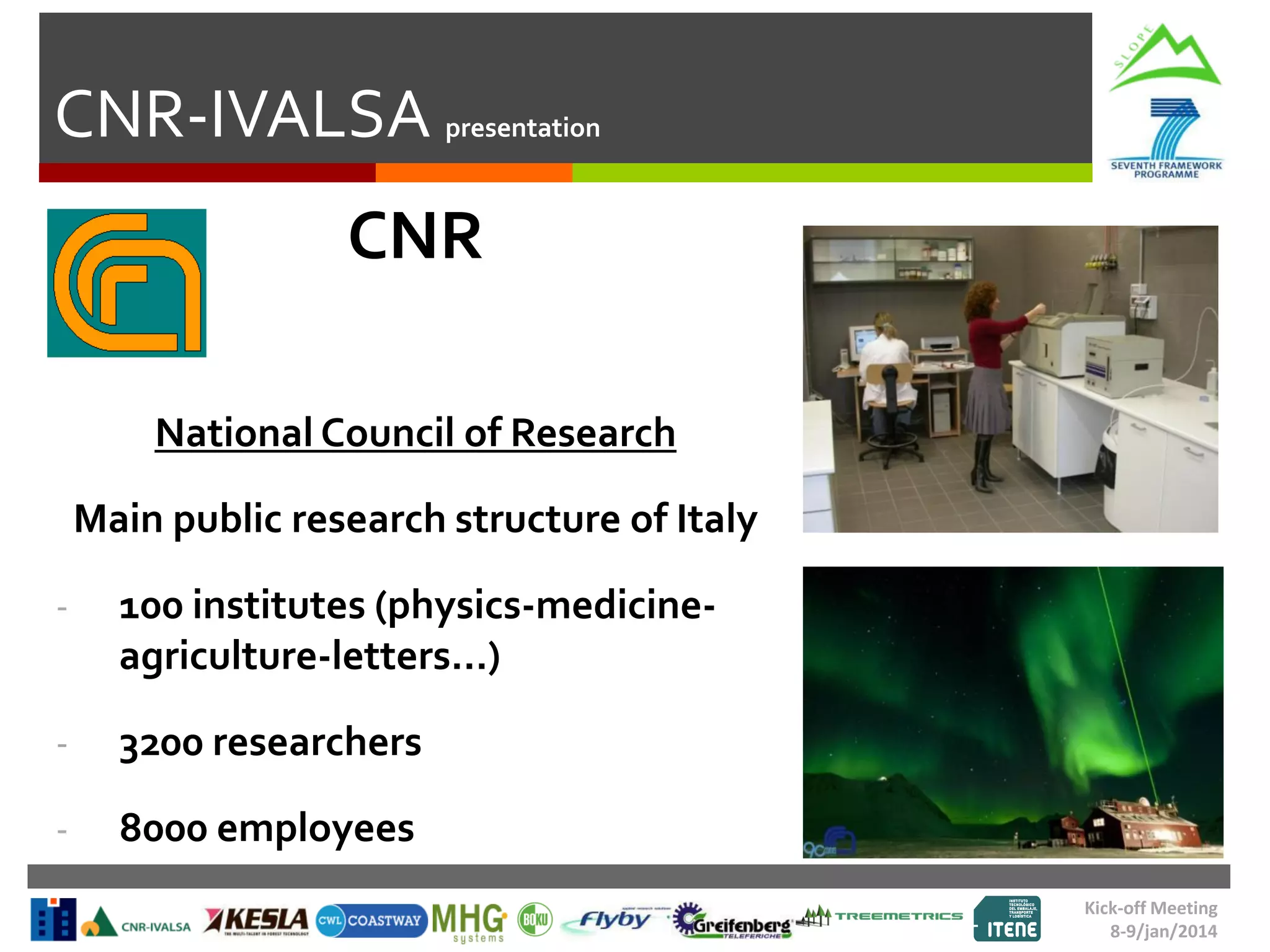 Cnr presentation | PDF