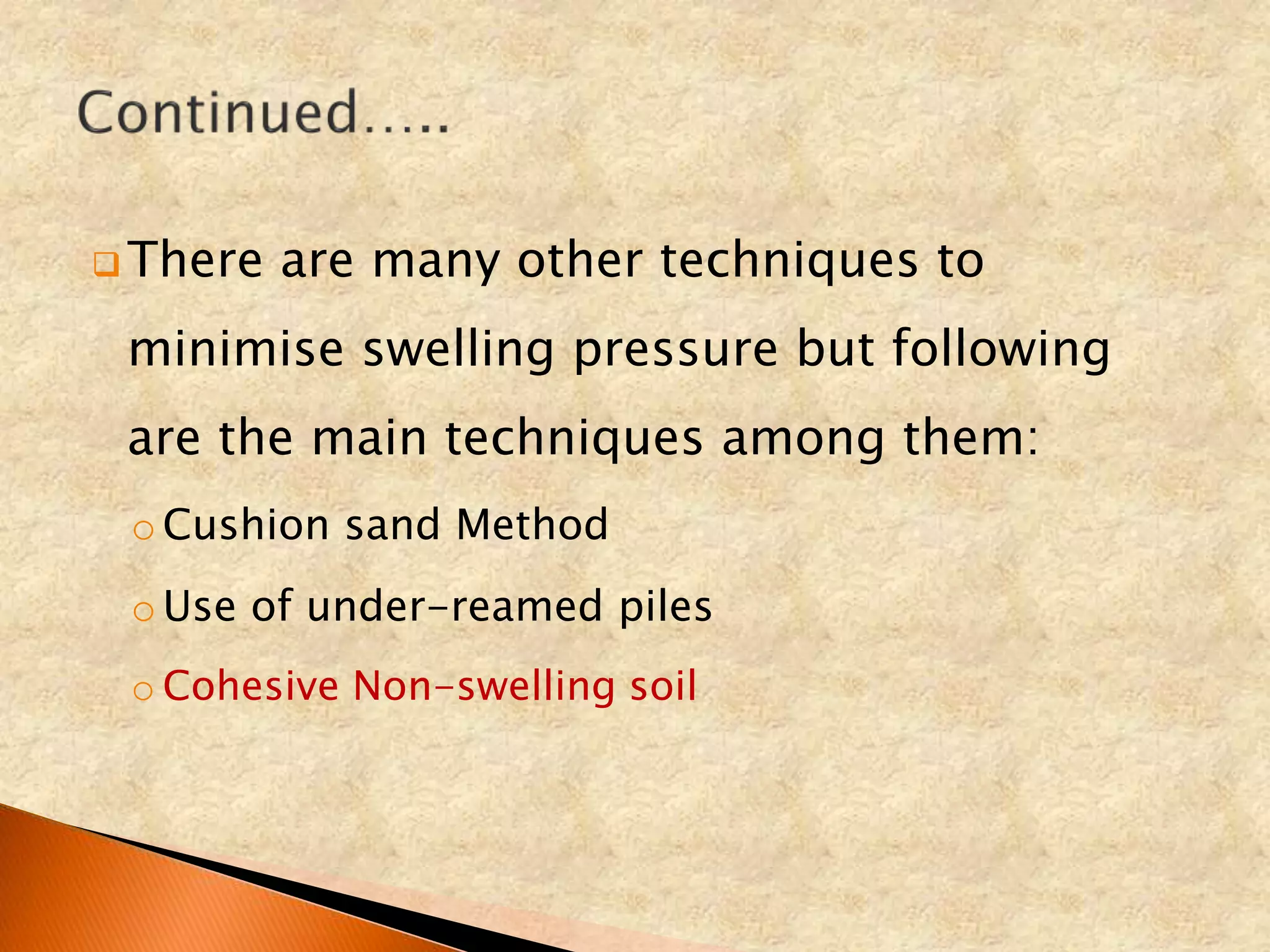 Isolation Of Foundation fron swelling zone By CNS (Cohesive Non ...