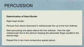 Cns- percussion & auscultation | PPTX