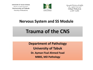 CNS trauma \ head trauma \ brain injury . | PDF