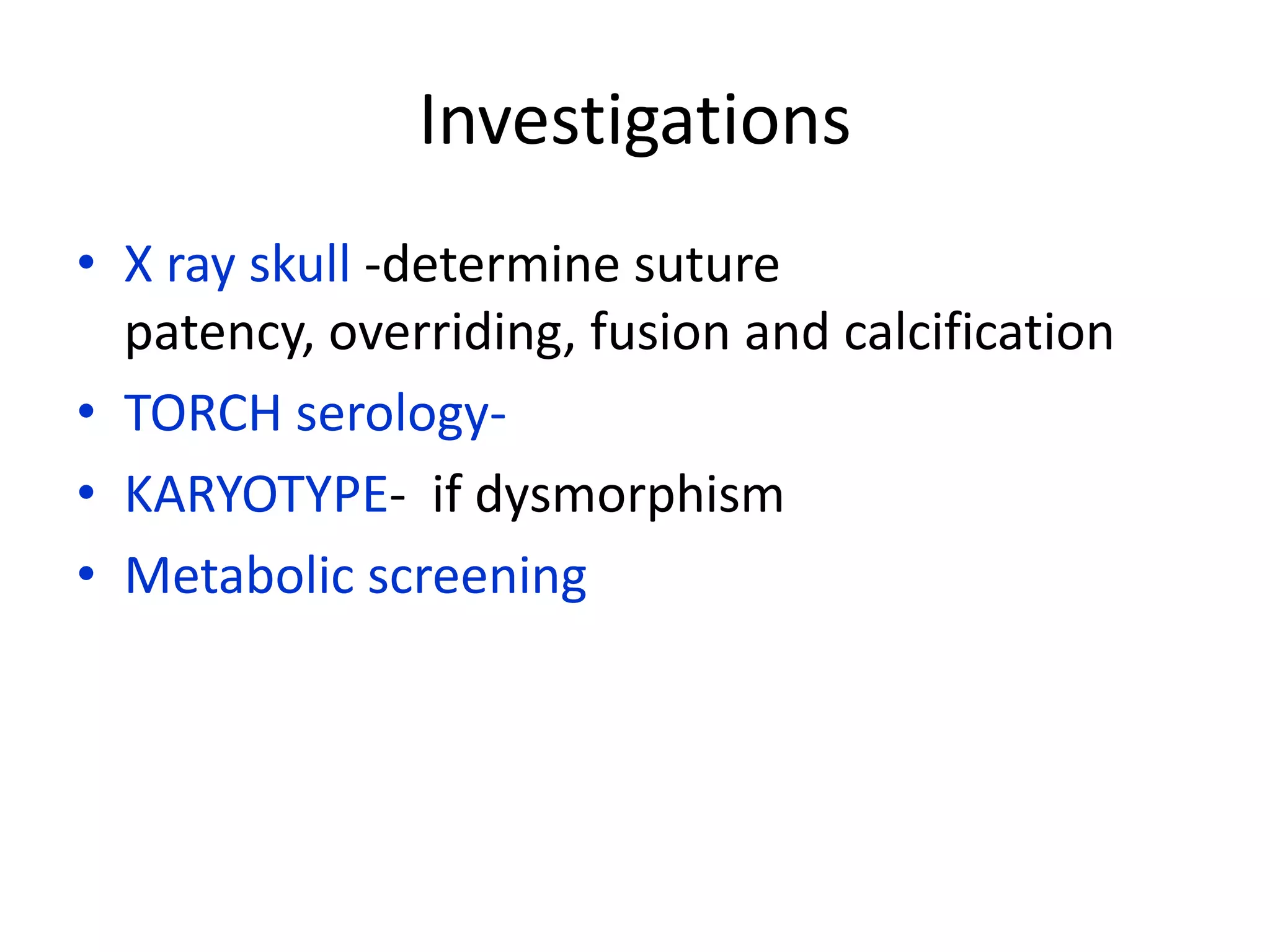 Approach to Macro and Microcephaly | PPTX