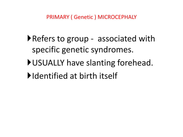 Approach to Macro and Microcephaly | PPTX