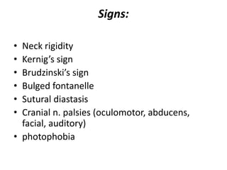 Meningitis | PPTX