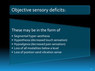 Clinical Approach to Paraplegia | PPTX
