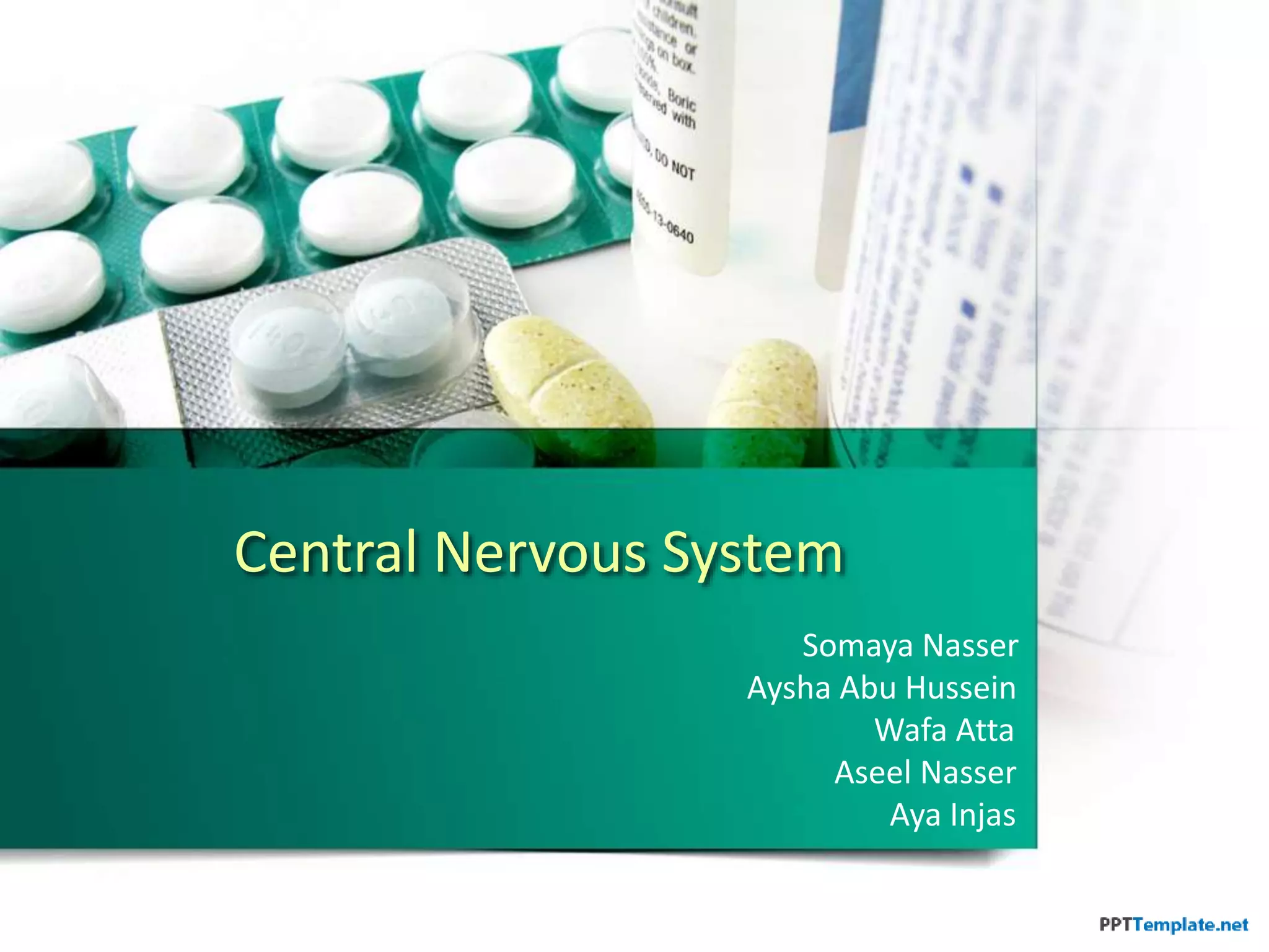 CNS - disorders , symptoms and treatment | PPT