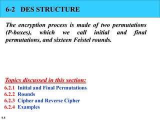 CNS_06 DES ALGORITHM AND ITS IMPLEMENTAT | PPT