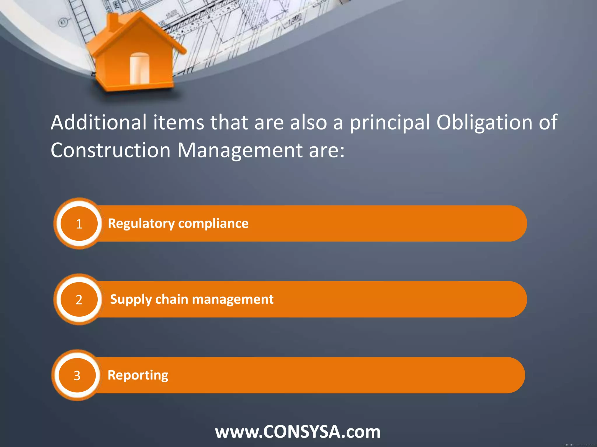 Construction Management Plan | CONSYSA | PPT