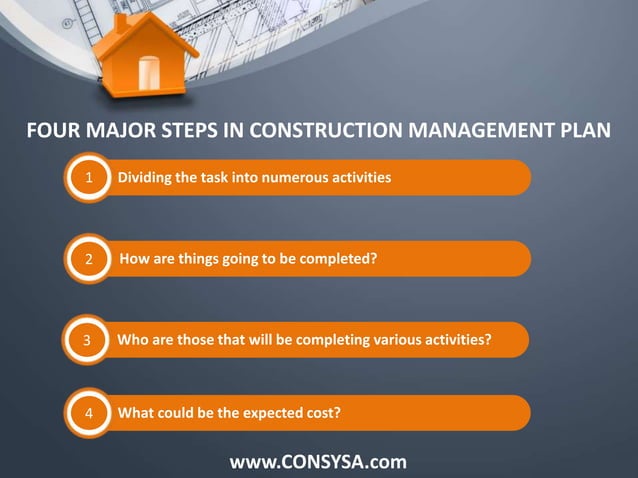 Construction Management Plan | CONSYSA | PPT