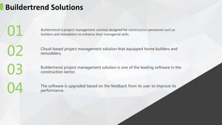 Buildertrend Solution | CONSYSA | PPTX