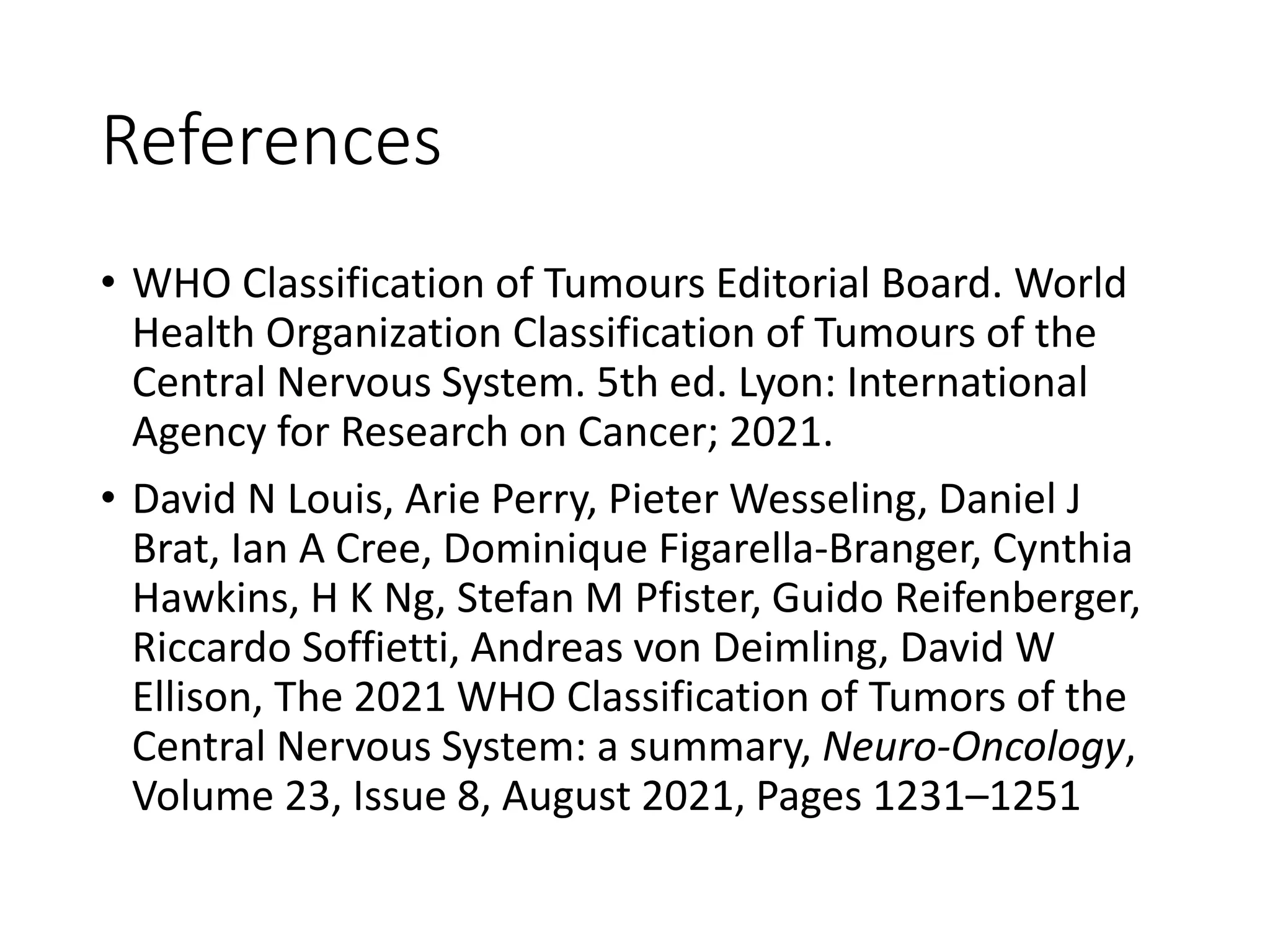CNS WHO 2021 tumor classification.pptx