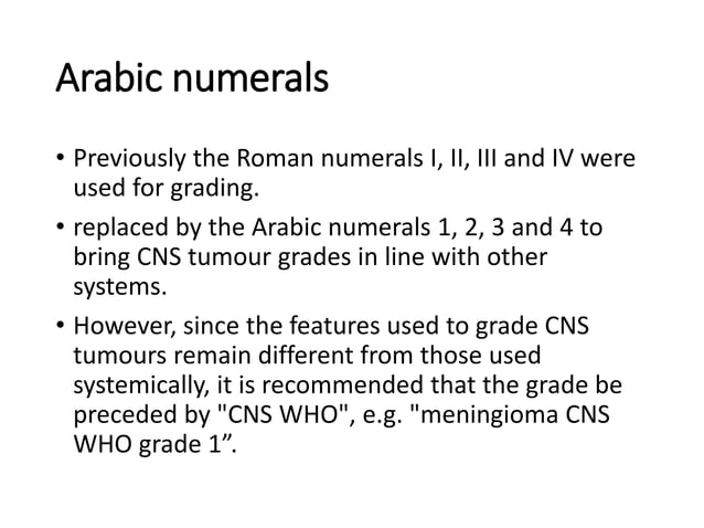 CNS WHO 2021 tumor classification.pptx | Brain and Nervous System ...