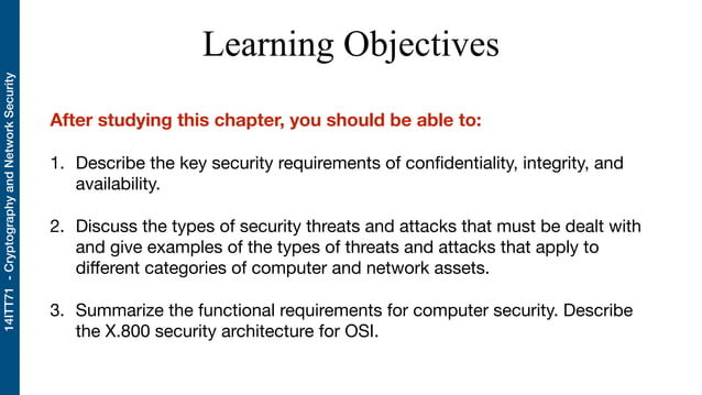 CNS - Chapter1 | PDF