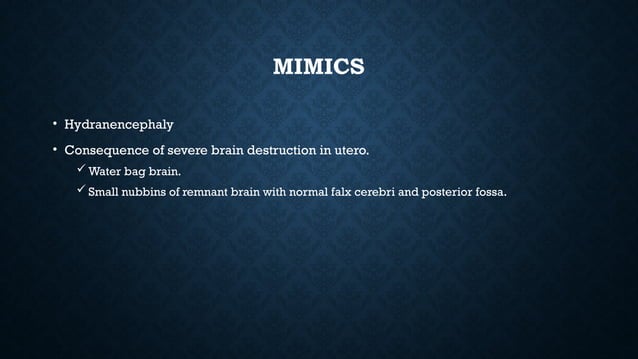 CNS CONGENITAL ANOMALIES-2.Imaging approach | PPT