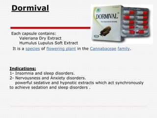 Herbal drug have a Cns depressant | PPT