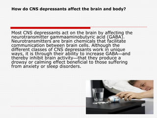 Herbal drug have a Cns depressant | PPT