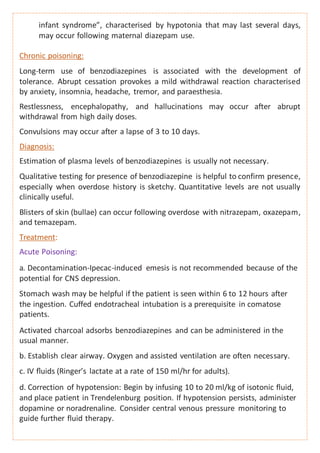 CNS depressants poisoning | DOCX