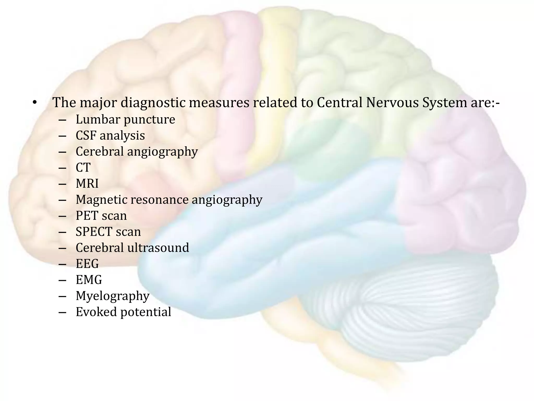 CNS DIAGNOSTIC TESTS | PPTX