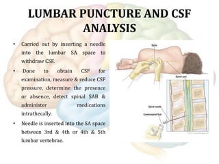 CNS DIAGNOSTIC TESTS | PPTX