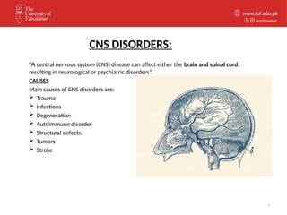 CNS disorders and drugs pharmacognosy .. | PPTX