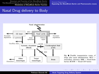 Cns drug delivery system by pharmaceutics means | PDF
