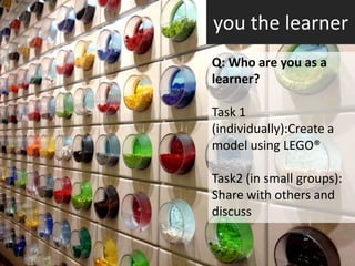 Using LEGO® to aid reflection on practice through metaphors | PPT