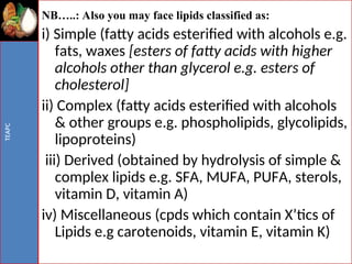 Lipid metabolism in diagnosing and preventing diseases | PPT
