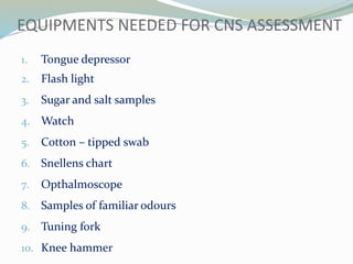 CNS examination | PDF