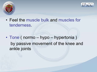 CNS examination.......................ppt