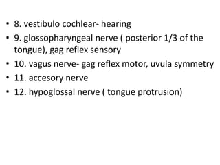CNS EXAMINATION Lecture notes AMO.pptx
