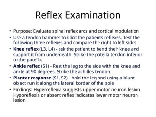 CNS EXAMINATION OF THE UPPER AND LOWER LIMBS.pptx