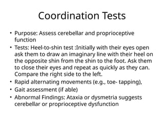 CNS EXAMINATION OF THE UPPER AND LOWER LIMBS.pptx