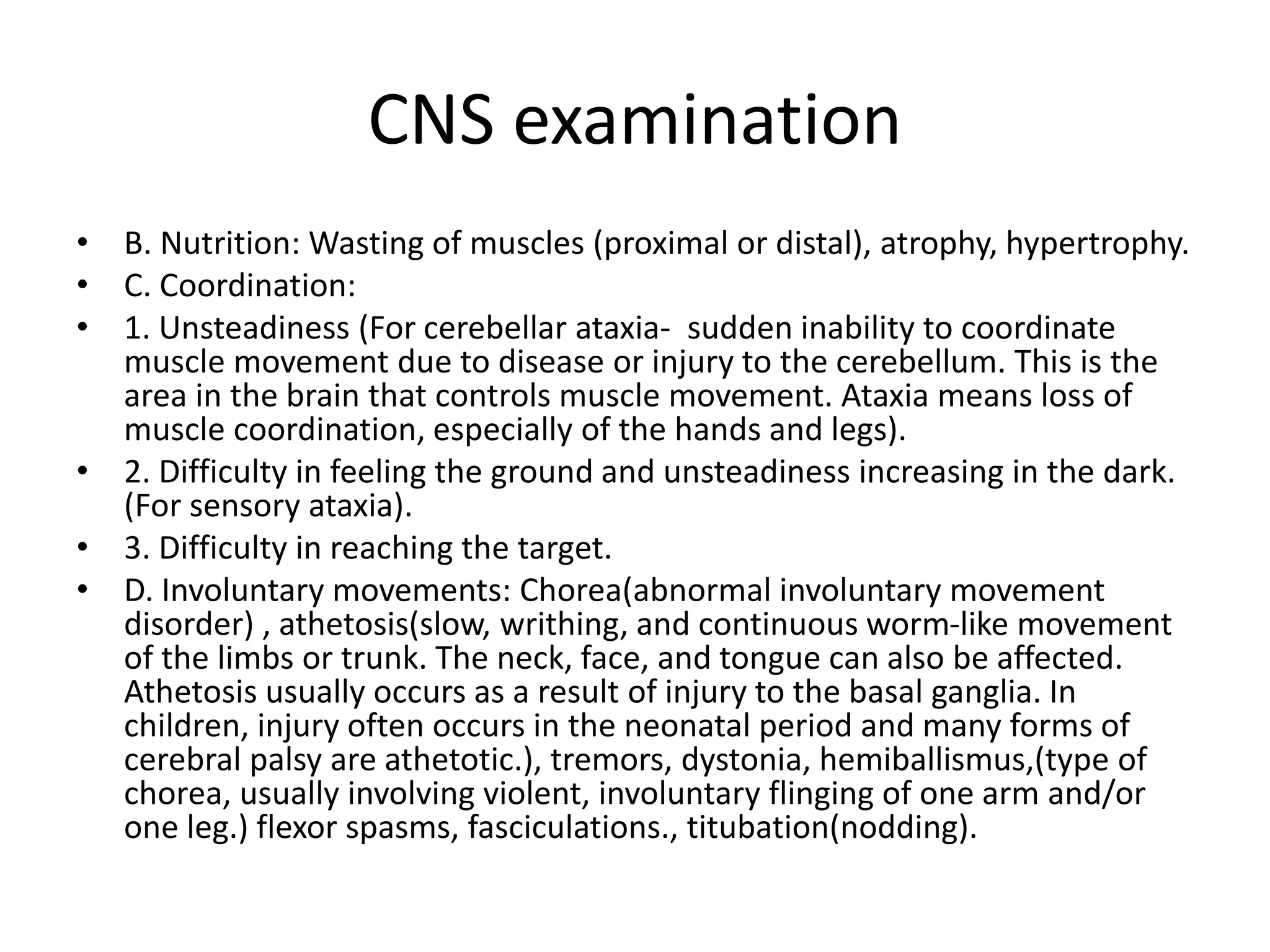 CNS EXAMINATION part 1 SGB.pptx